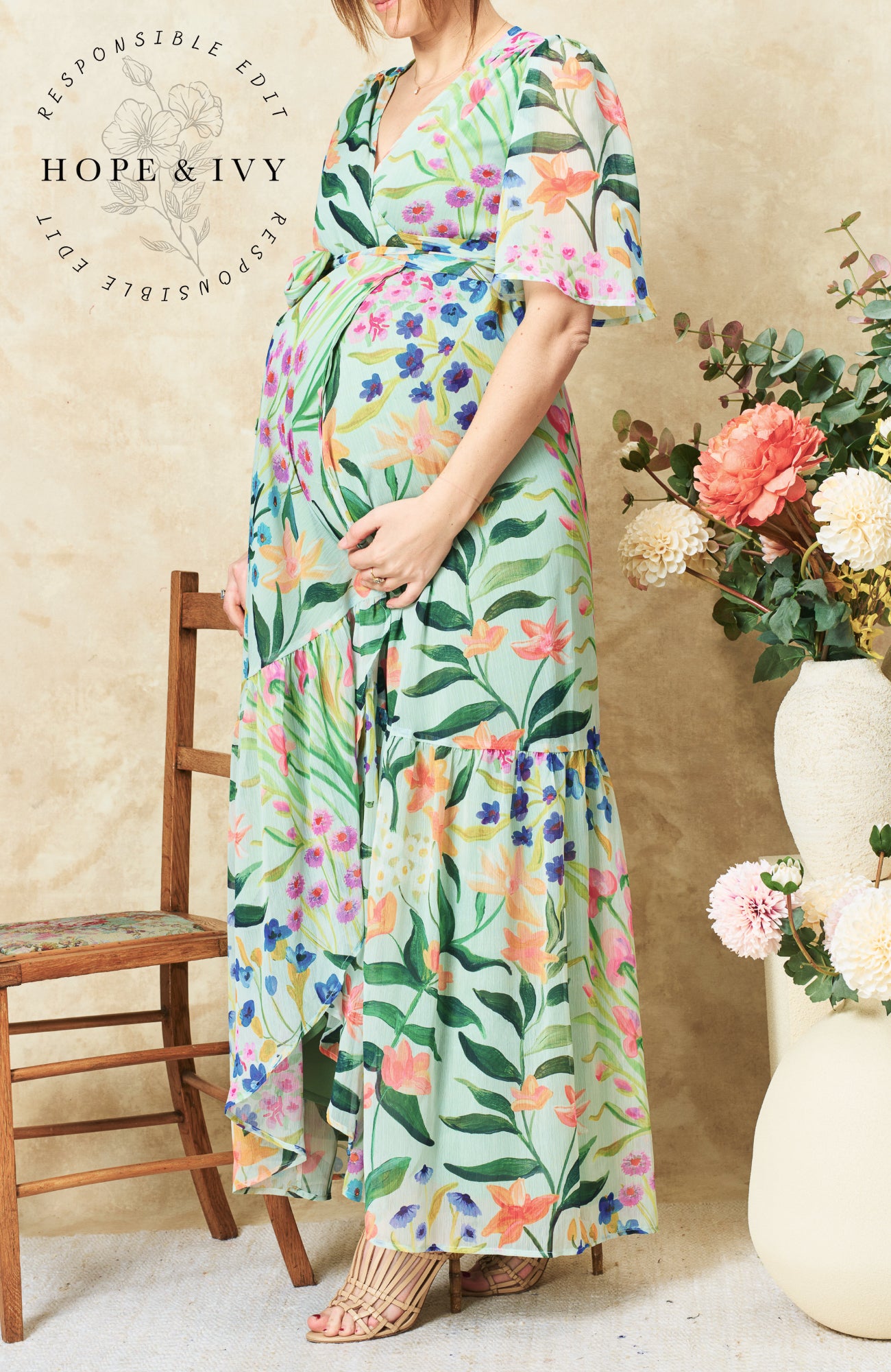 The Bonnie Maternity – HOPE & IVY | Women's Occasionwear With Beautiful Embroidery & Prints